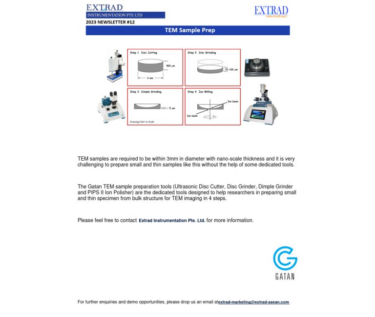 Gatan TEM Sample Prep – LT Resources