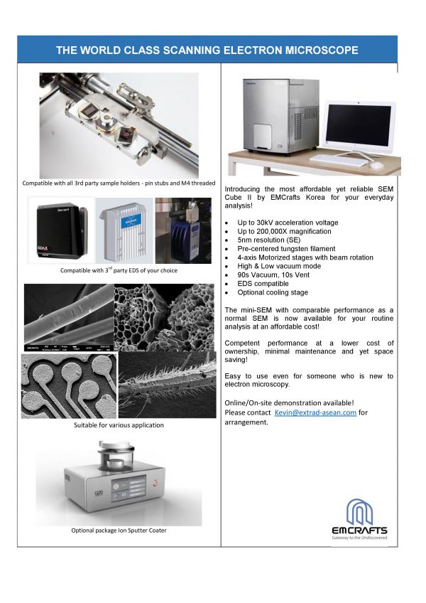 #09 EXT – Emcrafts – The World Class Scanning Electron Microscope – LT ...