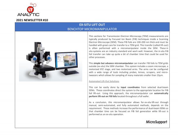 #10 LTA – MS – Ex Situ Lift-Out – LT Resources